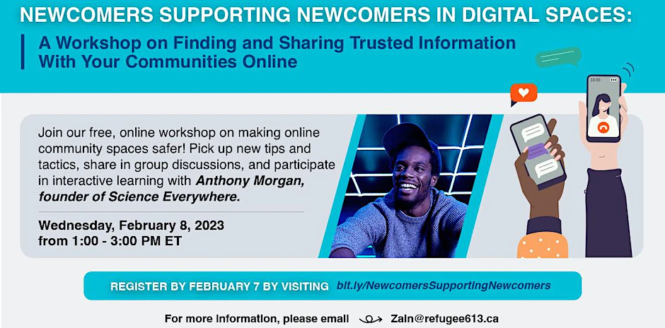 Newcomers Supporting Newcomers in Digital Spaces