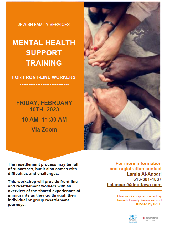 Mental Health Support Training for Front-line Workers
